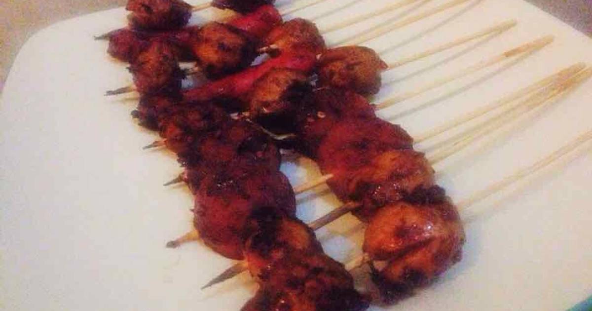 Resep Sate bakso bakar oleh Ulfah Khairani - Cookpad
