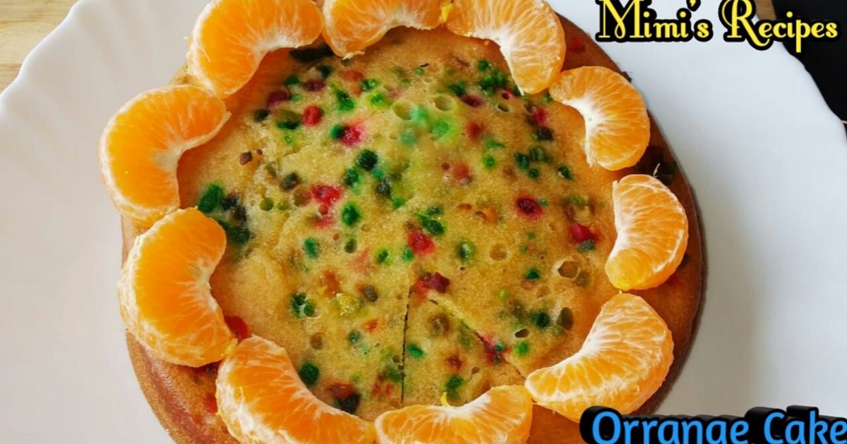Sanghamitra Sengupta দ্বারা অরেঞ্জ কেক (Orange Cake Recipe In Bengali ...