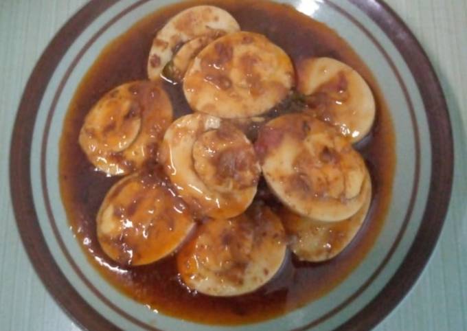 Resep Telur Masak Saus Simple oleh Reny - Cookpad