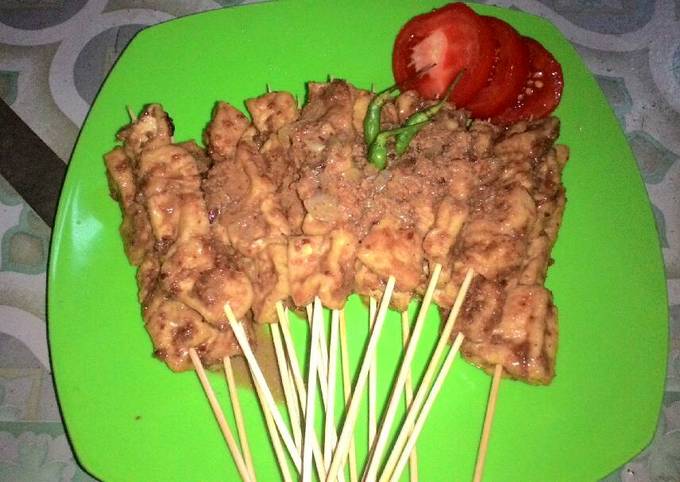 Resep Sate tahu bumbu pecel oleh dibuu ny dika - Cookpad