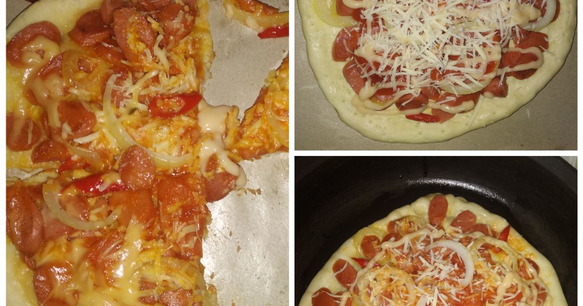 Resep Pizza Teflon Sederhana oleh Yuliana Rahmawati - Cookpad