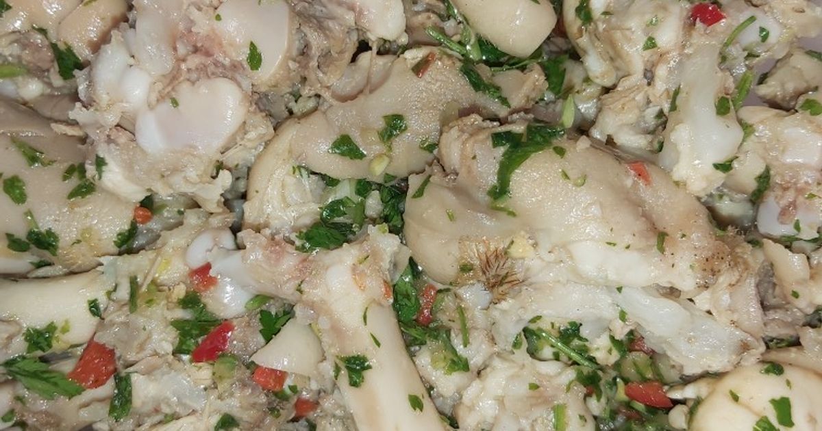 Pig Foot Trotters A La Vinagrette Recipe By Silvana