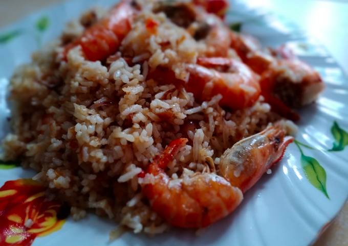 Resep Nasi goreng udang oleh Lulu Khumaeroh - Cookpad