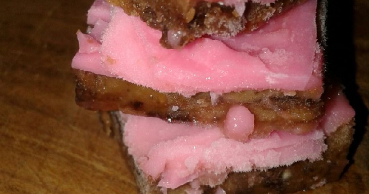 Resep Edible Cookie Dough Bars With Creamy Strawberry Pudding oleh Joan ...