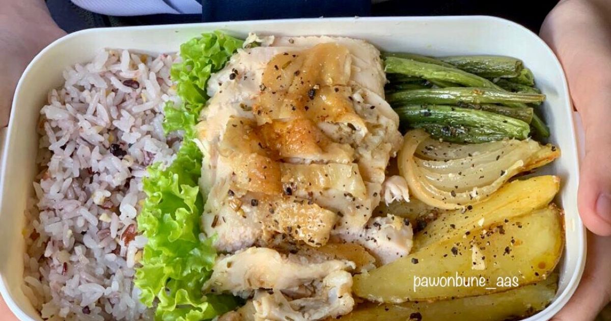 Resep Bento Box (Ayam Panggang Rosemary, Buncis & Kentang) oleh ...