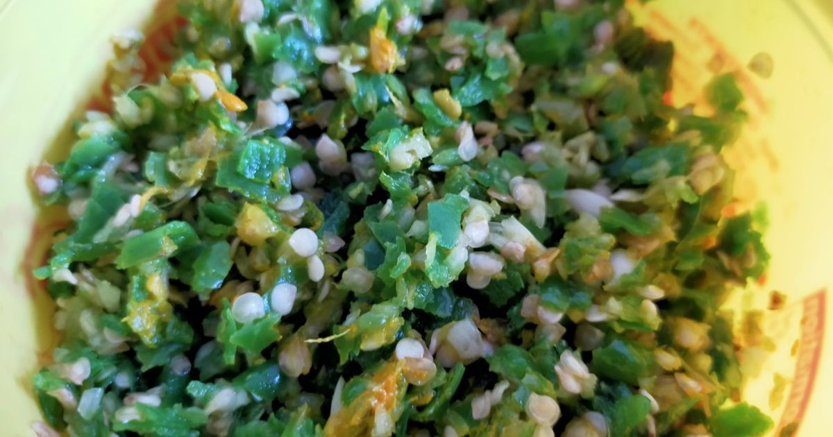 Crushed Green Chillies, Garlic And Ginger (Ready To Use) Recipe by ...