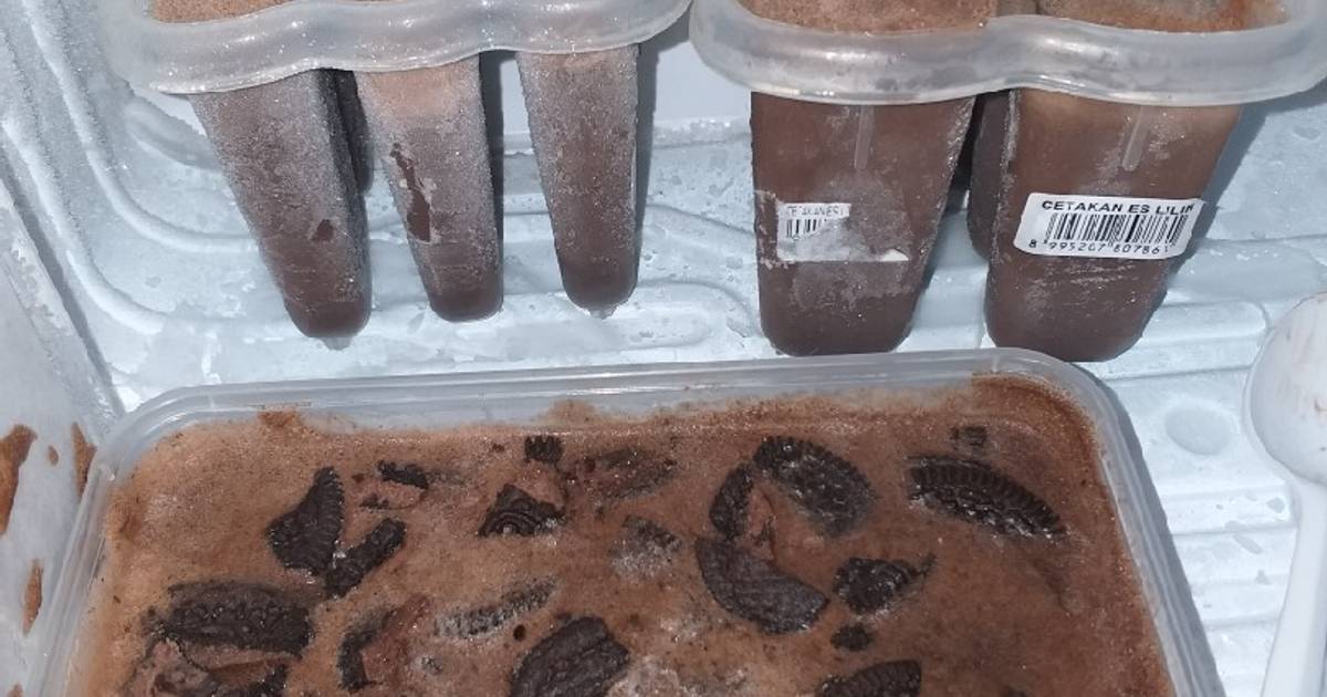 Resep Es krim oreo rasa coklat oleh Ayu Tiya - Cookpad