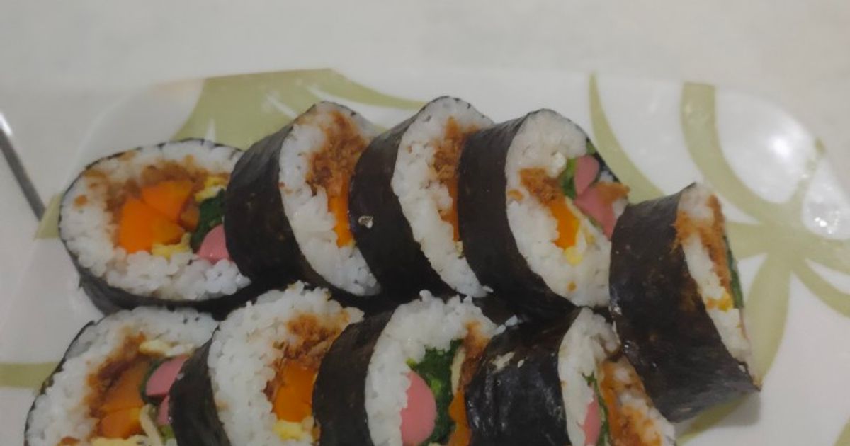 Resep Kimbab / Gimbab Sederhana oleh julieee - Cookpad