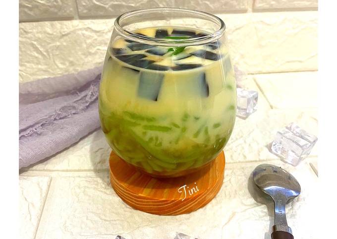 Resep Es Cendol Cincau hitam oleh Tini - Cookpad