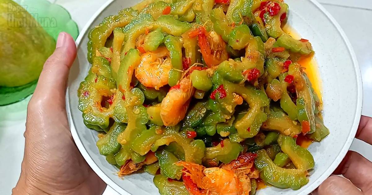 Resep Tumis Pare & Udang (tips pare tidak pahit) oleh Umi Muna - Cookpad