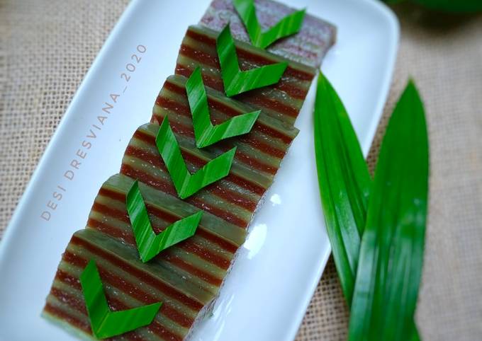 Resep Lapis Sagu Bangka Pandan Coklat oleh Desi Dresviana (IG : @chici ...