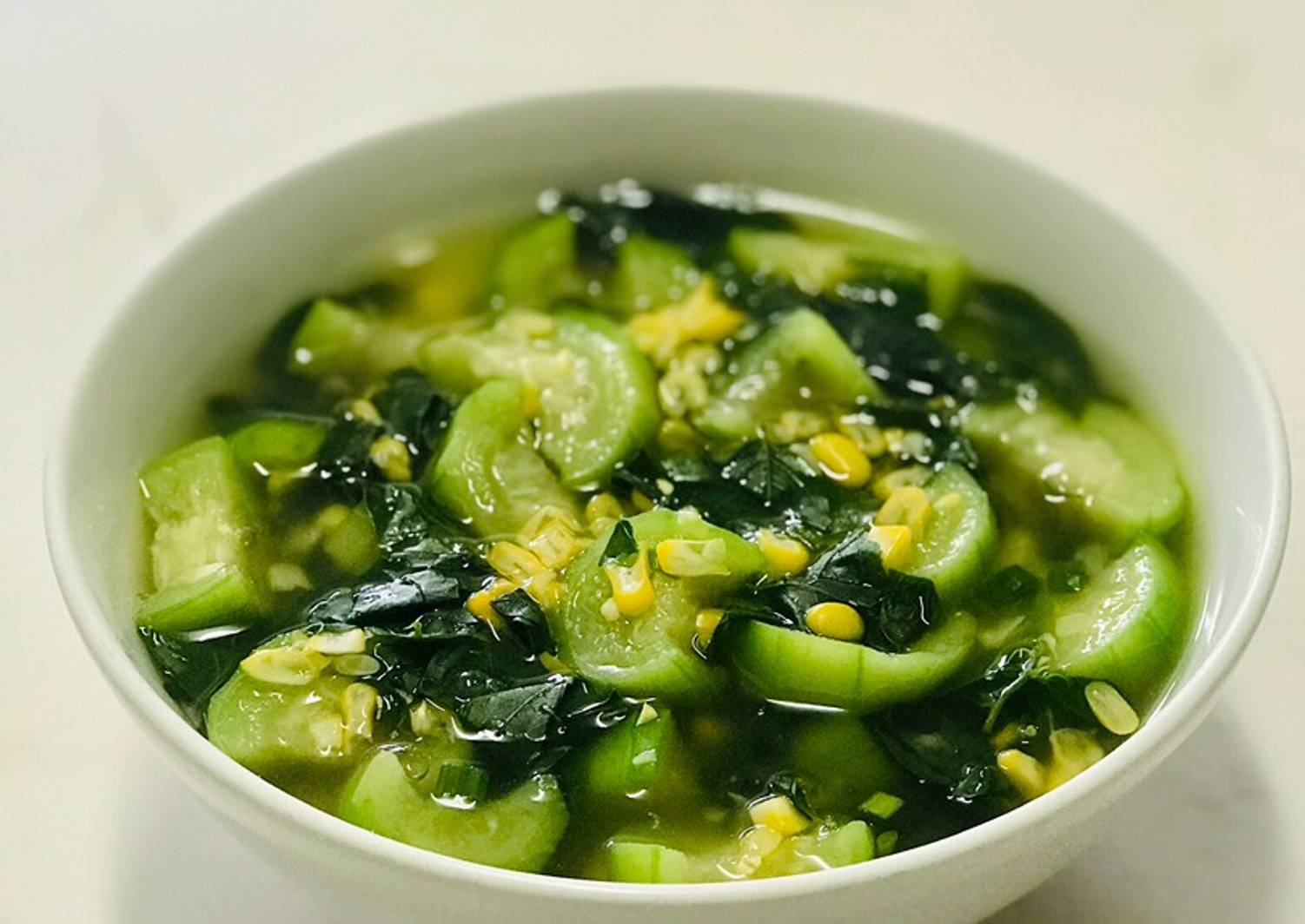 Cách Làm Món Canh rau tập tàng của Nguyễn Thuỵ Chi Anh - Cookpad