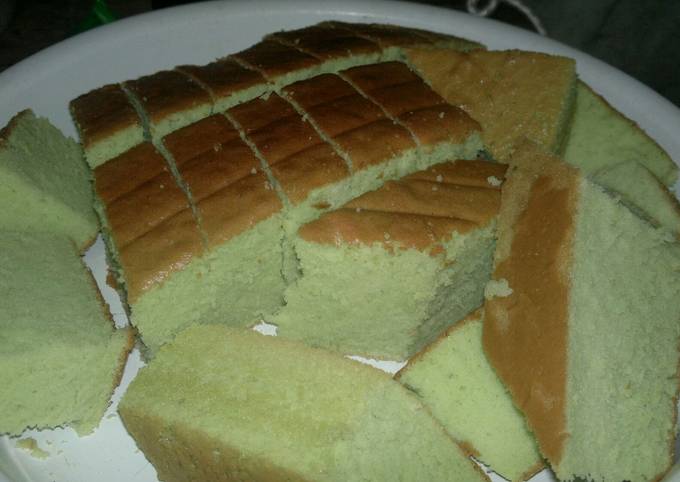 Resep BOLU PANDAN oleh shetea1q - Cookpad