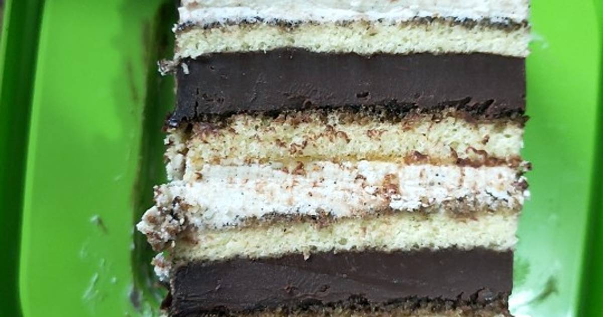 Resep Classic Opera Cake oleh Pao Pao - Cookpad