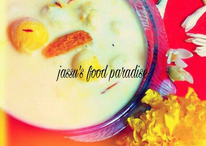 Angoori rasmalai Recipe by Jassu Sehdev - Cookpad