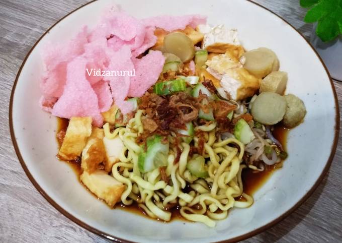 Resep Rujak Mie Tahu oleh Vidza Nurul - Cookpad