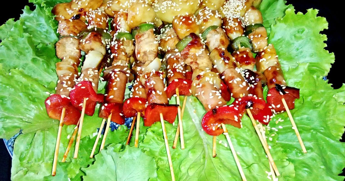 Resep Chicken Yakitori Khas Jepang Dengan Saus Bbq oleh Mahbubah Najah ...