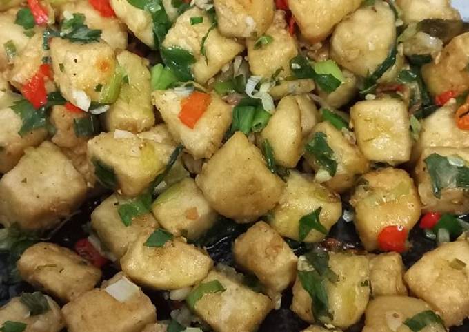 Resep Tahu Cabai Garam oleh Putri Namira Adzani - Cookpad