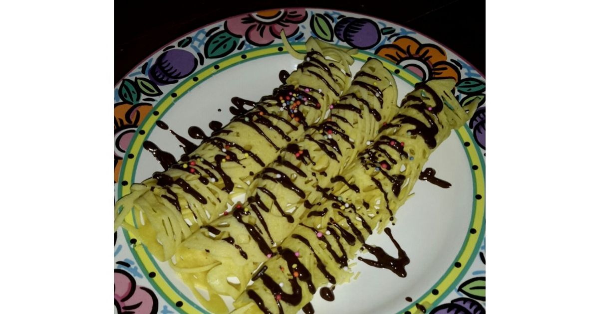 Resep kue sarang laba laba tanpa tepung beras rumahan enak dan mudah - Cookpad