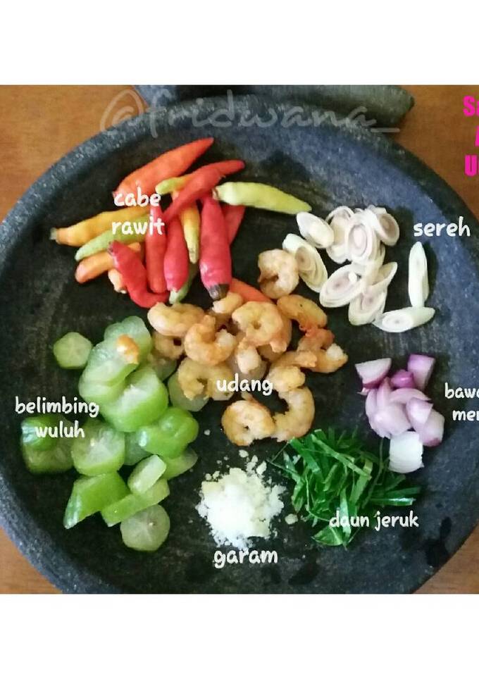 Resep Sambal Ganja a.k.a. Sambal Asam Udeung (khas Aceh) oleh Fadhilah ...