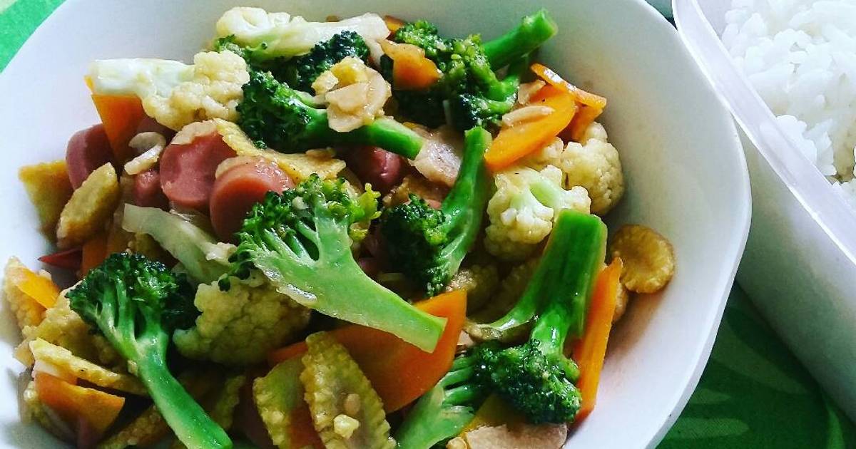 Resep Cap Cay Ceria (Vegetables Mix) oleh Lovia Meta Bella - Cookpad