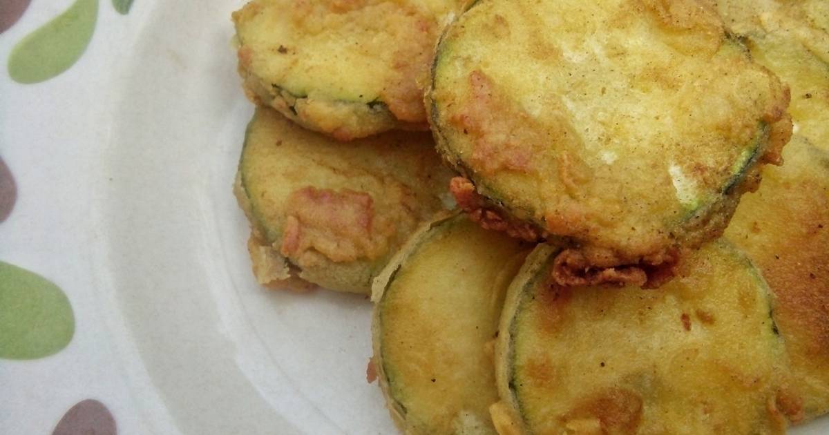 Resep Tempura Zucchini (Timun/Terung Jepang Goreng Tepung) oleh Eunike ...