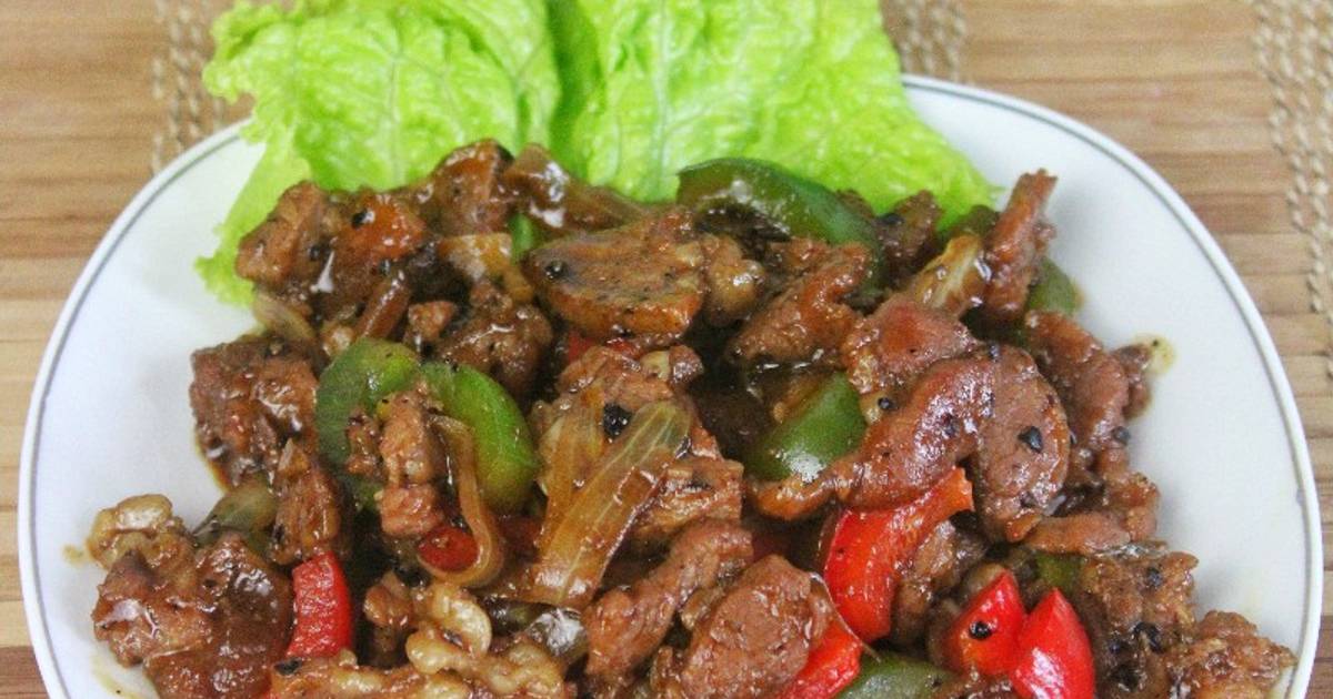 Resep Daging Sapi Lada Hitam oleh Tungku Hitam - Cookpad