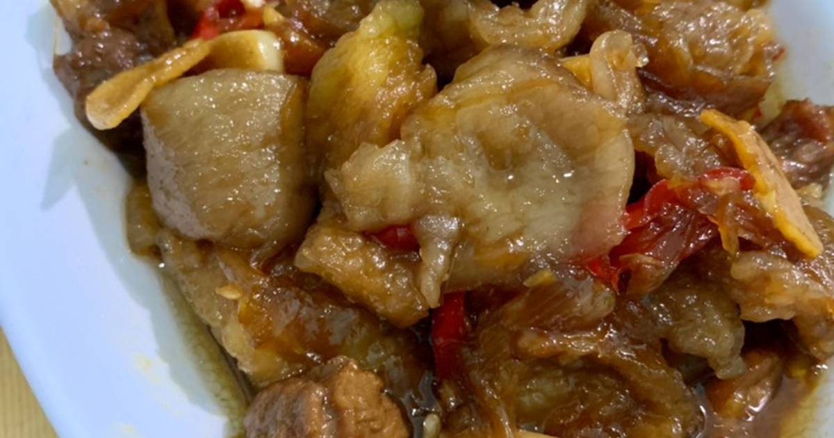 Resep Oseng daging + sandung lamur Simple oleh Diah Permata - Cookpad