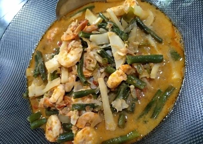 Resep Tumis udang rebung kacang panjang bumbu tauco oleh rina - Cookpad