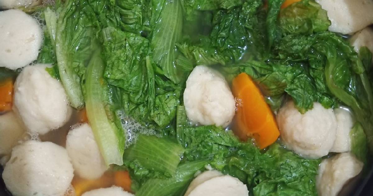 44 resep sup selada bakso enak dan mudah - Cookpad