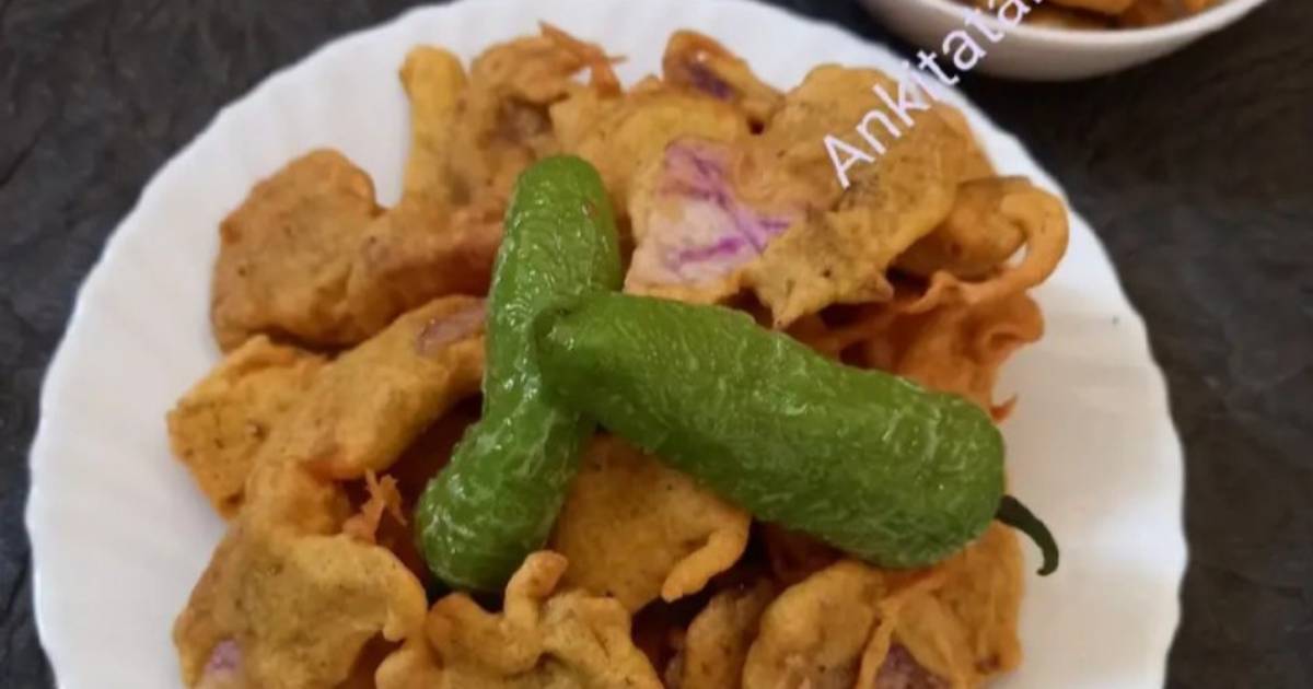 Yam pakoda (pooree) Recipe by Ankita Tank Parmar - Cookpad