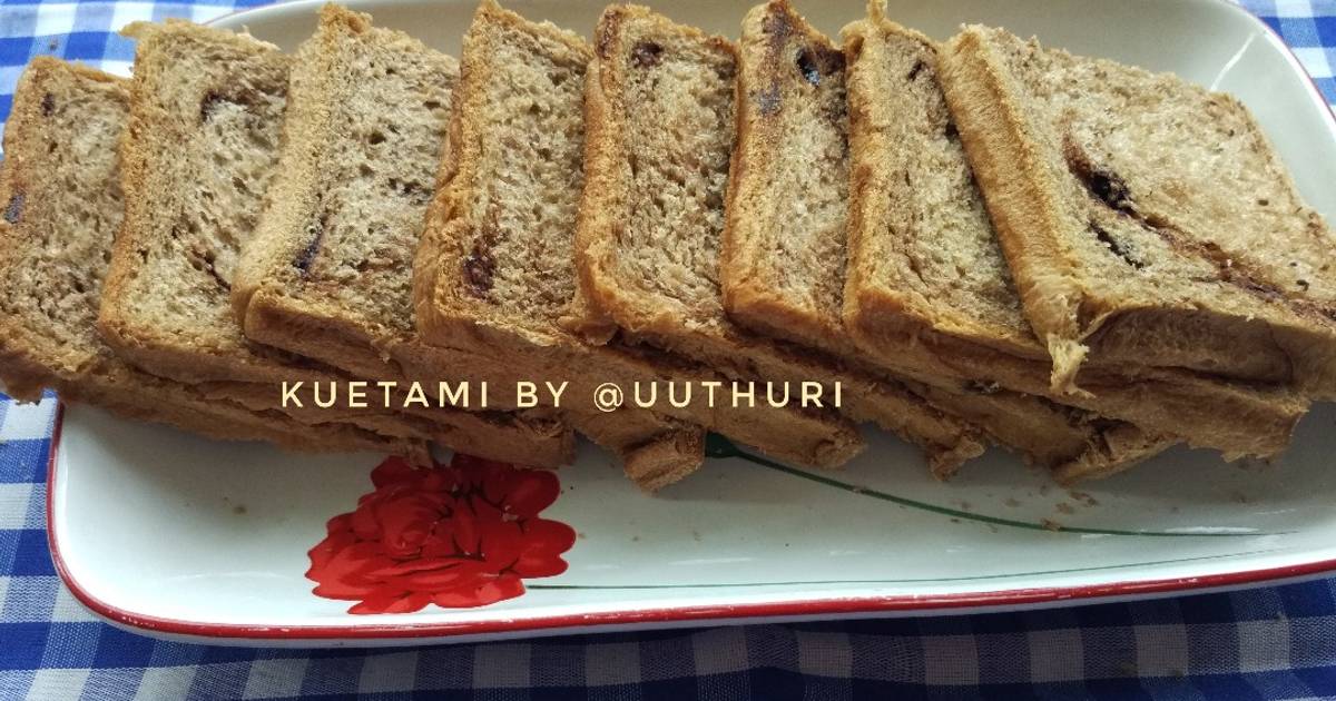 Resep Roti Tawar Coklat Chocochips Oleh Uuthuri Cookpad