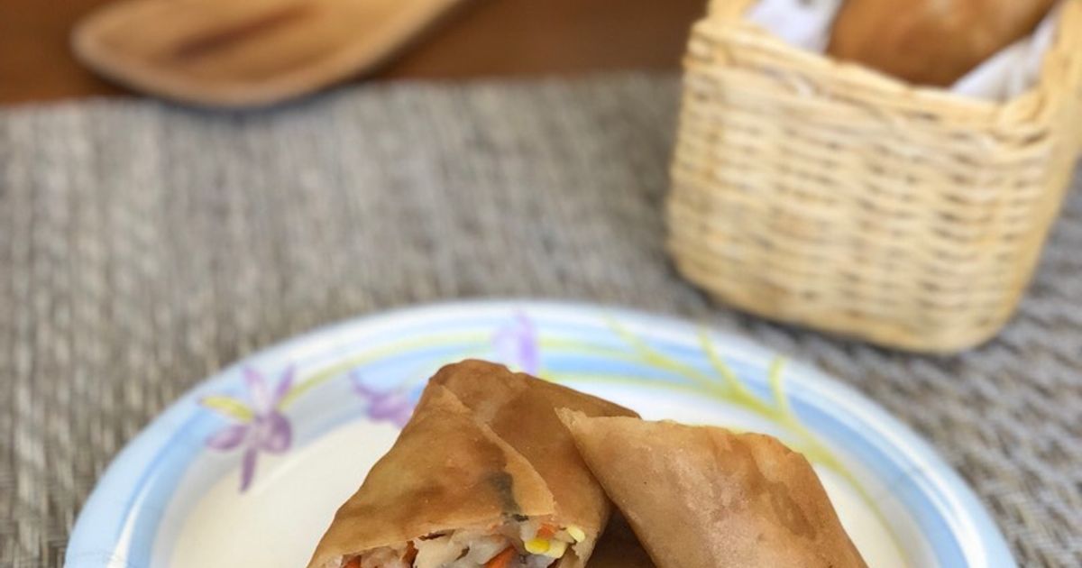 Lumpia Goreng Sayur Daging Cincang (Vegetables Minced Chicken Spring ...