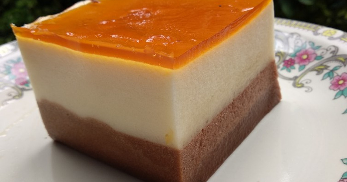 Resep Puding Busa Karamel 🥧 oleh Dara Tanaffasa - Cookpad