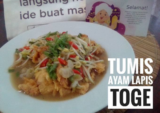 Resep Tumis Ayam Lapis Toge oleh Atik (Pawoen Ibuk) - Cookpad