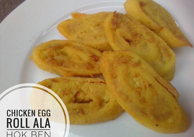 Resep Chicken Egg Roll (ala HokBen) oleh Atik (Pawoen Ibuk) - Cookpad