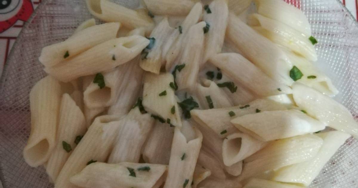 Fideos con salsa blanca - 573 recetas caseras- Cookpad