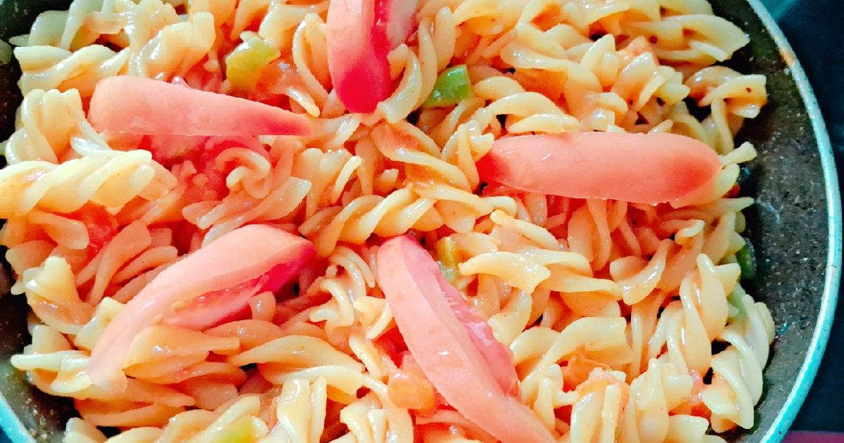 Myonnaise Vegetable Pasta Recipe by Sushma Sachin Sharma - Cookpad