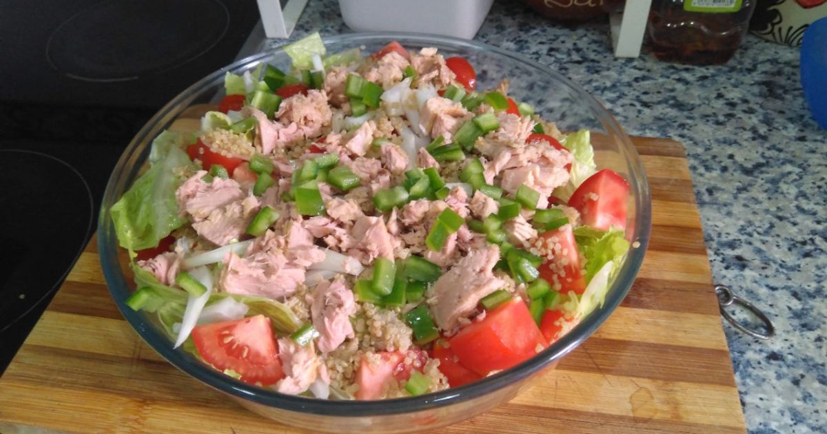Ensalada Con Un Toque De Quinoa Receta de Sulpi- Cookpad