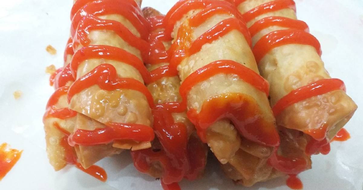 Resep Lumpia goreng (3 bahan) oleh Adelia - Cookpad