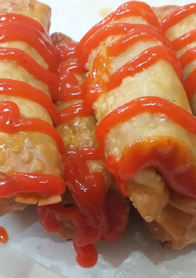 Resep Lumpia goreng (3 bahan) oleh Adelia - Cookpad