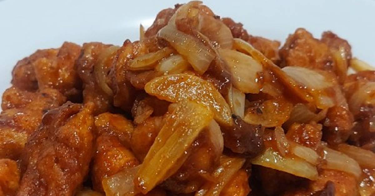 Resep Ayam saos BBQ oleh ferika nisa - Cookpad