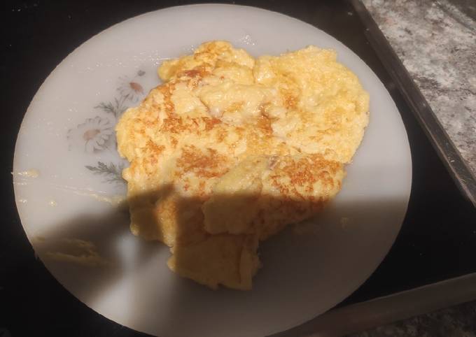 Tortilla de queso rallado Receta de Marta Ardavin- Cookpad