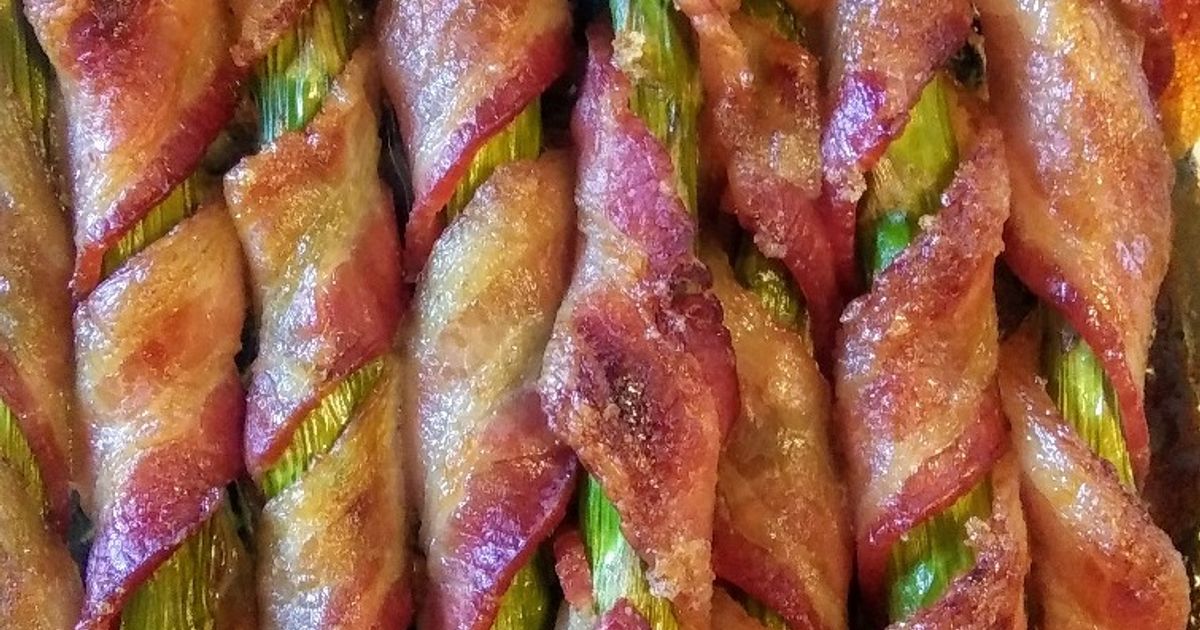 Simple Brown Sugared Bacon Wrapped Asparagus Recipe By Debi Banta Reece