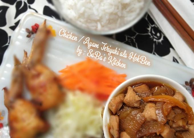 Resep Chicken/Ayam Teriyaki ala HokBen oleh SaBa's Kitchen - Cookpad