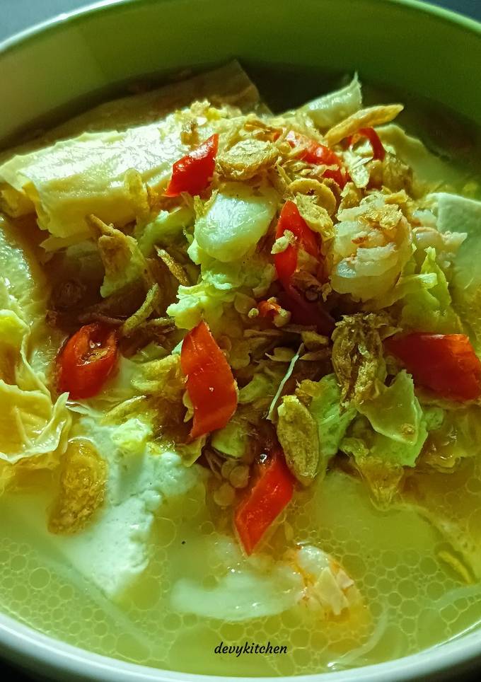 Resep 826. Sop Tahu Bihun dan Kembang Tahu oleh Devin - Cookpad