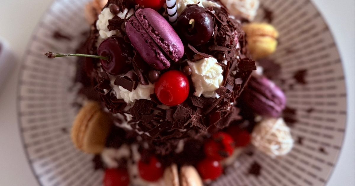 🖤 Mini Fekete Erdő Torta – Szívből, Air Fryerben | Edina Farkas ...