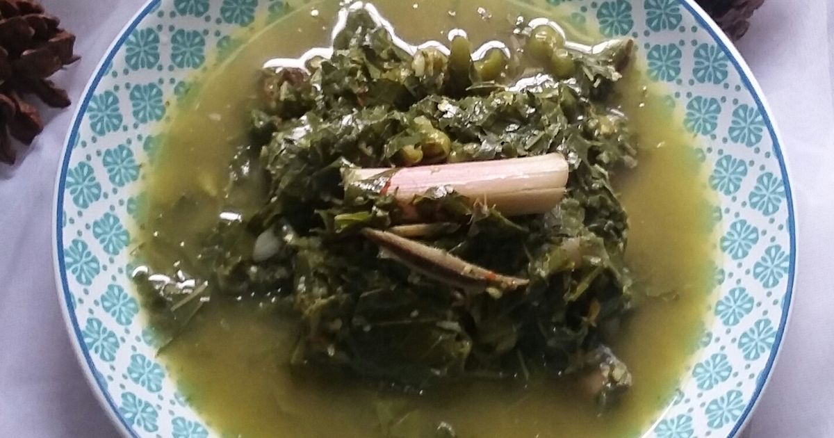 Resep Sayur Daun Ubi Tumbuk oleh Michico Octavian - Cookpad