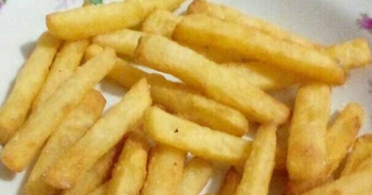 Resep potato fries snack rumahan enak dan mudah - Cookpad