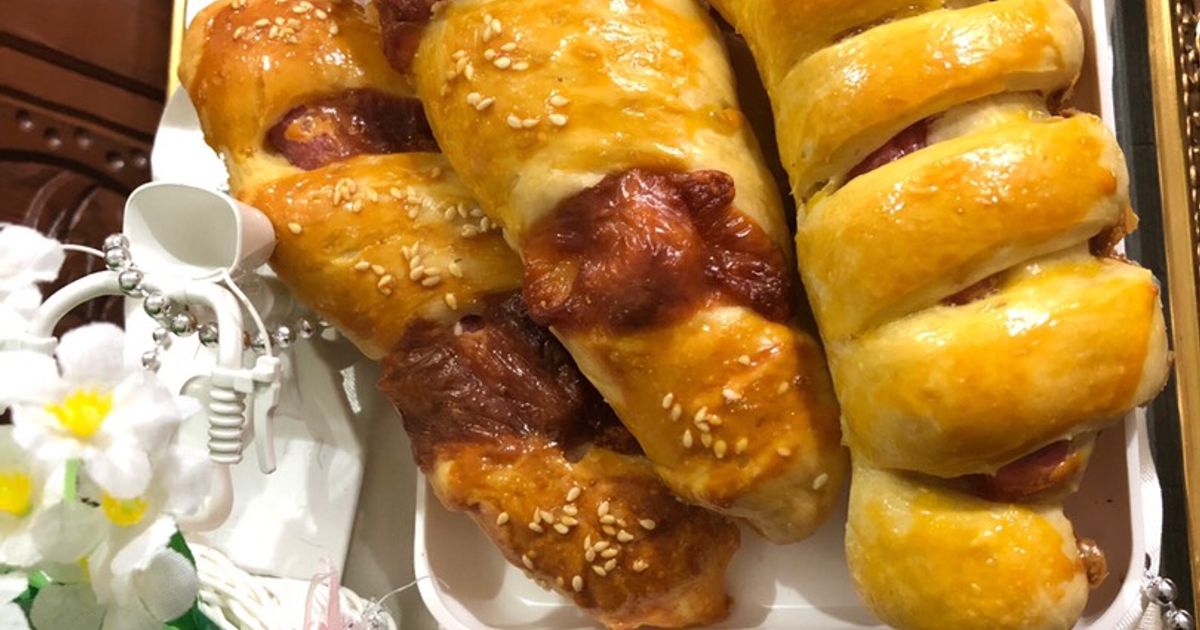 Resep Mozzarella Sausage Bread (Roti Isi Sosis & Mozzarella) oleh Kiki ...